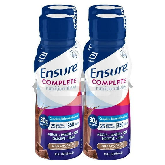 Ensure Complete 30g Protein Nutrition Shakes 4 pk Bottles - Milk ...