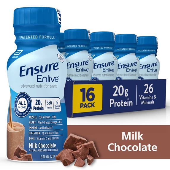 Ensure Enlive High Protein Shake, Advanced Nutritional Supplement, Milk ...