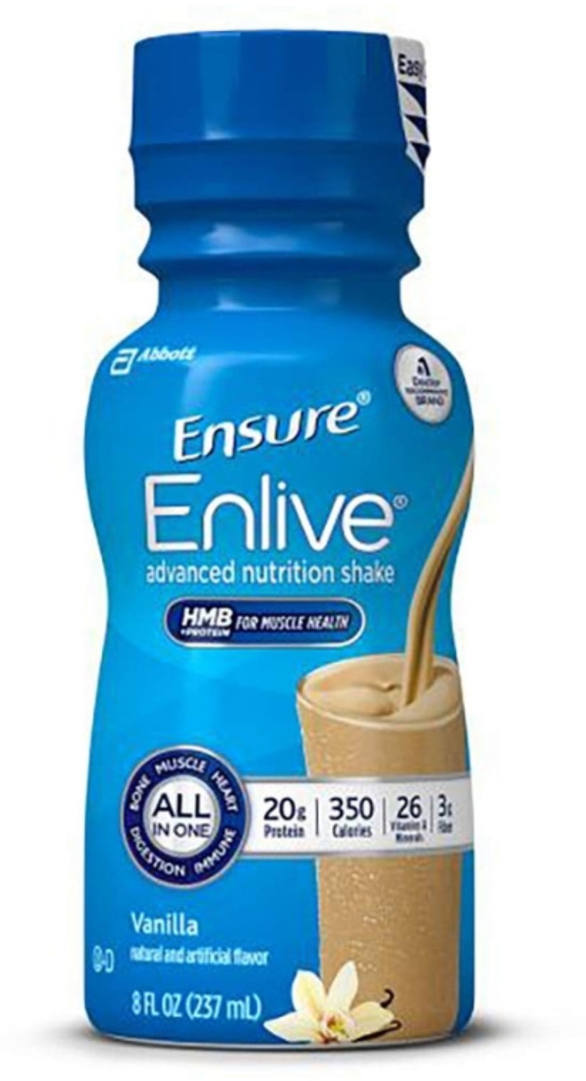 Ensure Enlive Oral Supplement Vanilla, 8 oz - (Pack of 6) - Walmart.com