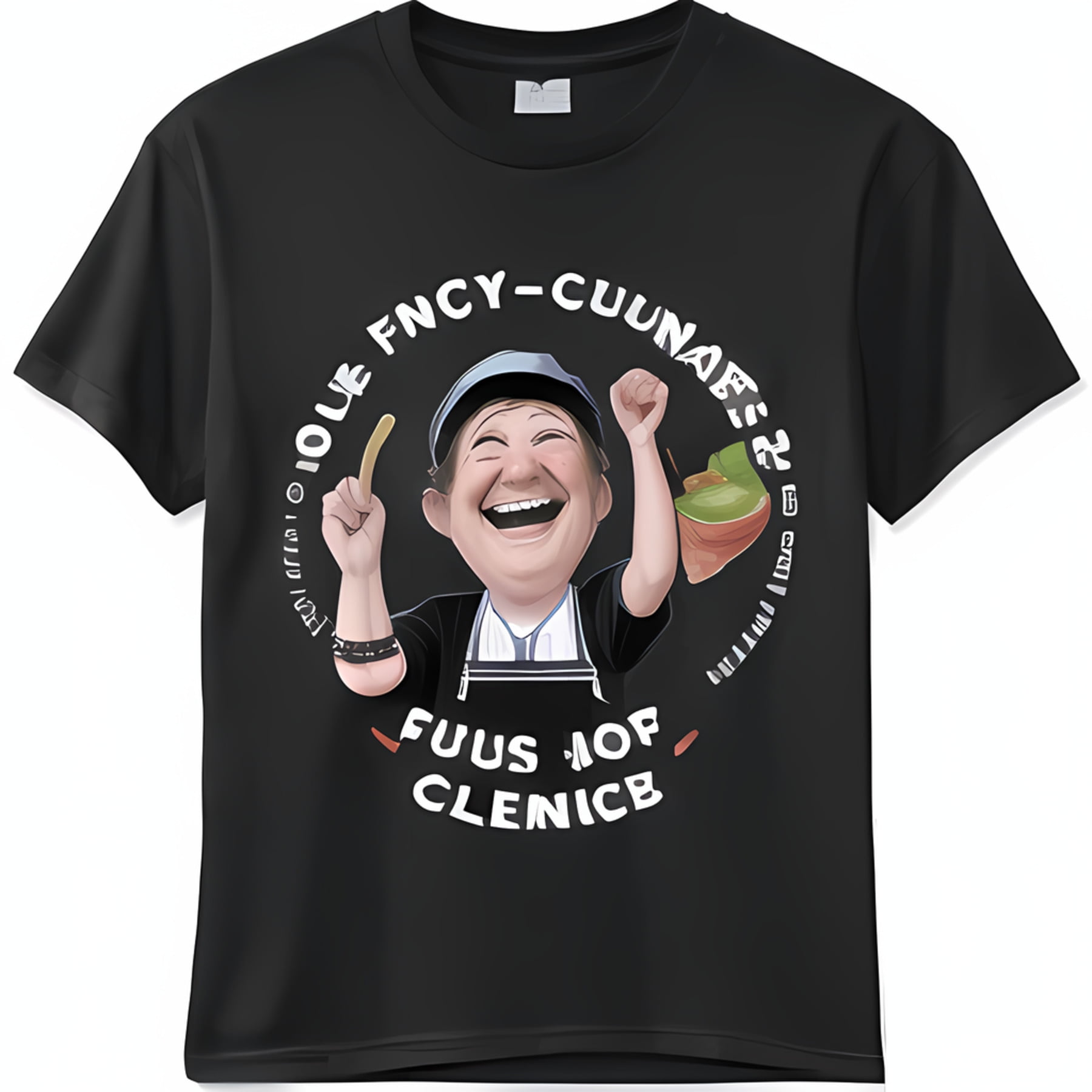 Ensure Fusoon is smiling and making an exuberant face T-Shirt - Walmart.com