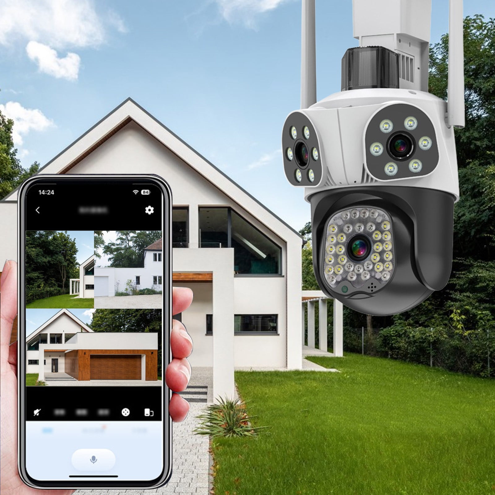 Ensure Home Security And Monitor Remotely With Three-Eyed WiFi Remote ...