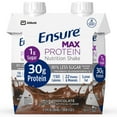 Ensure, Nutritional Shake, Max Protein, Chocolate, 4 bottles - Walmart.com