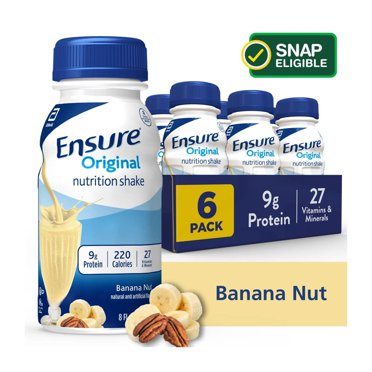 Equate Plus Nutritional Shakes, Vanilla, 8 fl oz, 6 Ct - Walmart.com