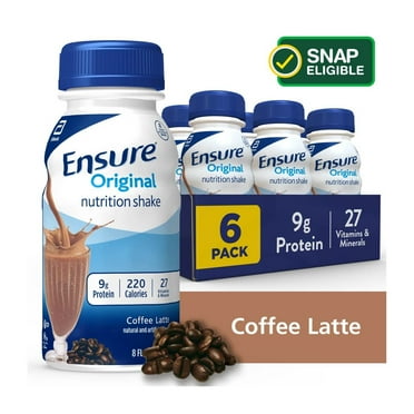 Ensure Compact Nutrition Shake, 9g of high-quality protein, Milk ...