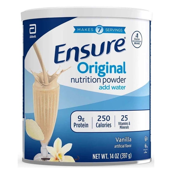 Ensure Original Nutrition Powder Vanilla - 14 oz - Walmart.com