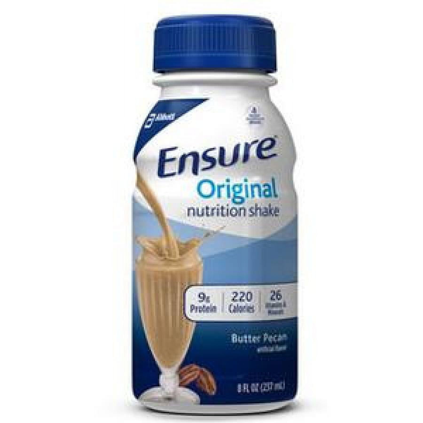 Ensure Original Nutrition Shake, Butter Pecan, 8 Oz. Bottle, Ready to ...