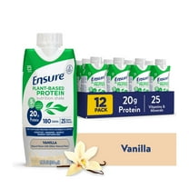 Ensure Vegan Plant-Based Protein Nutritional Drink, Dairy Free, Vanilla ...