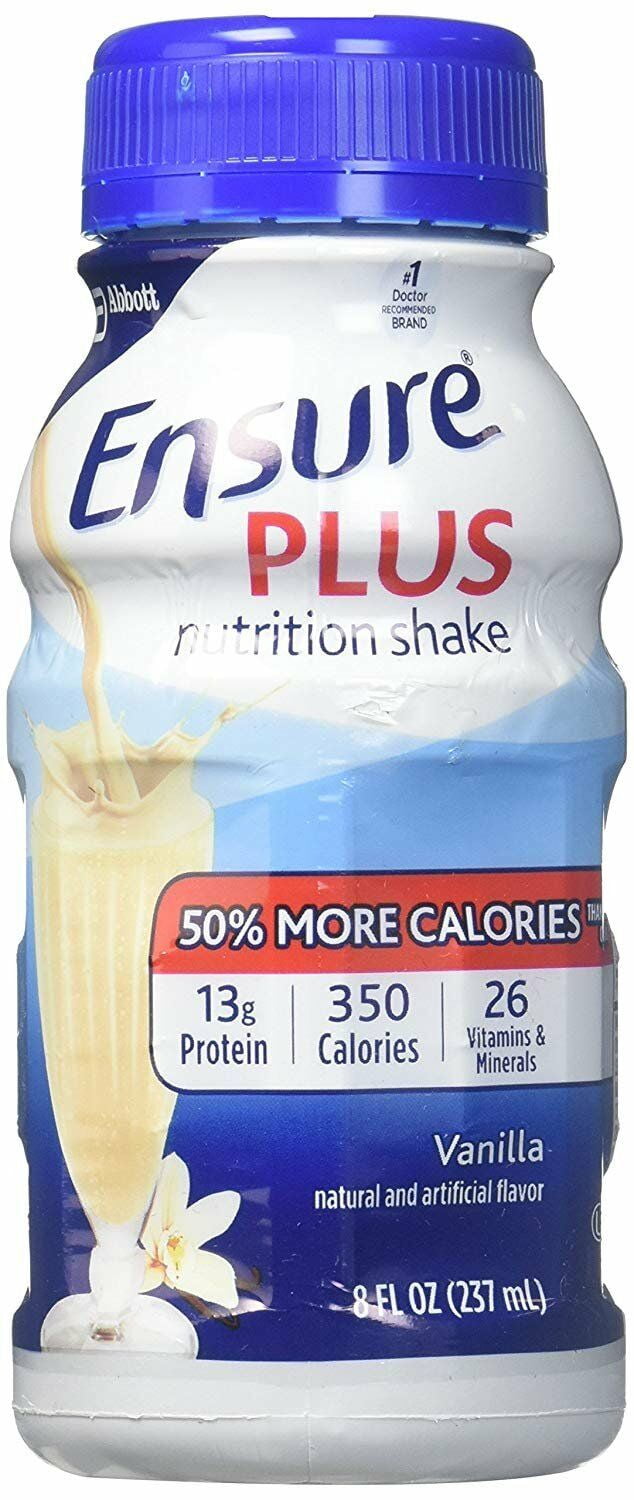 Ensure Plus Ready-to-Drink Vanilla - 24 Case - Vanilla 8oz Cans ...