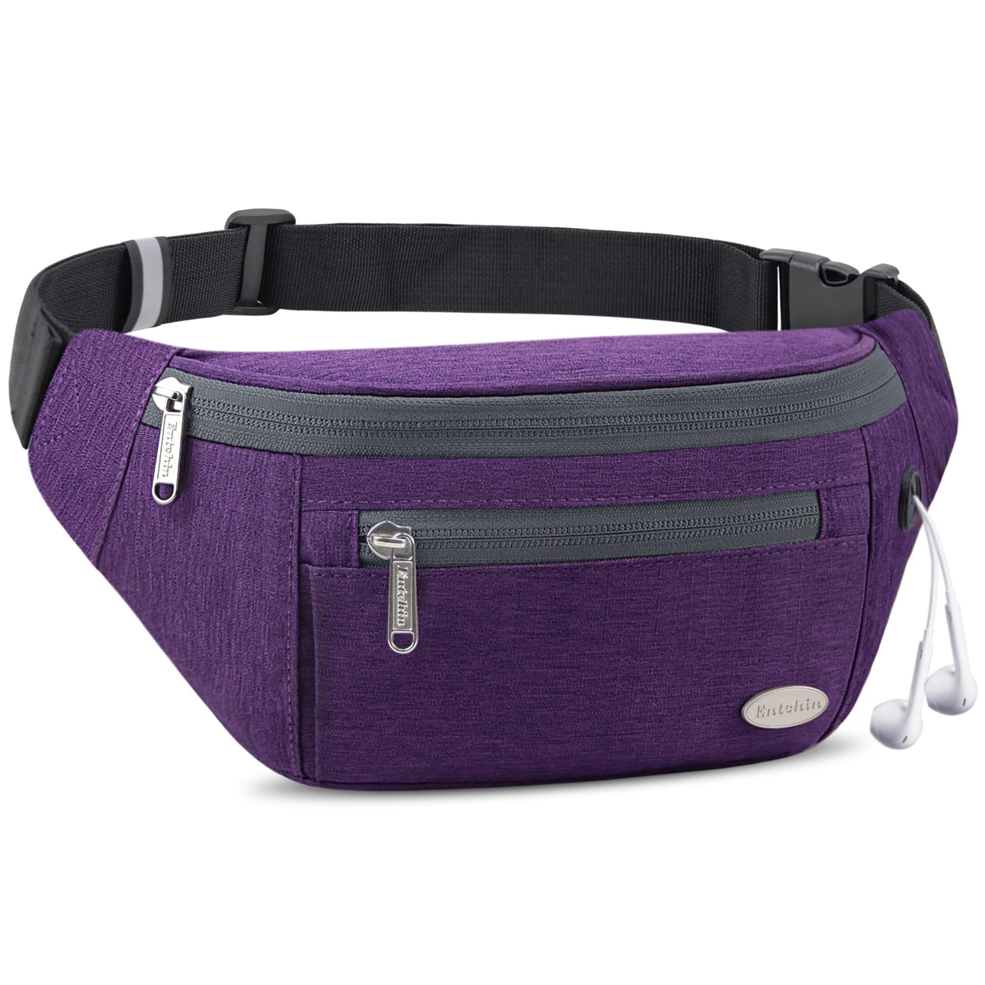 Entchin Lightweight Fanny Pack for Men & Women, 4 Pockets, Water ...