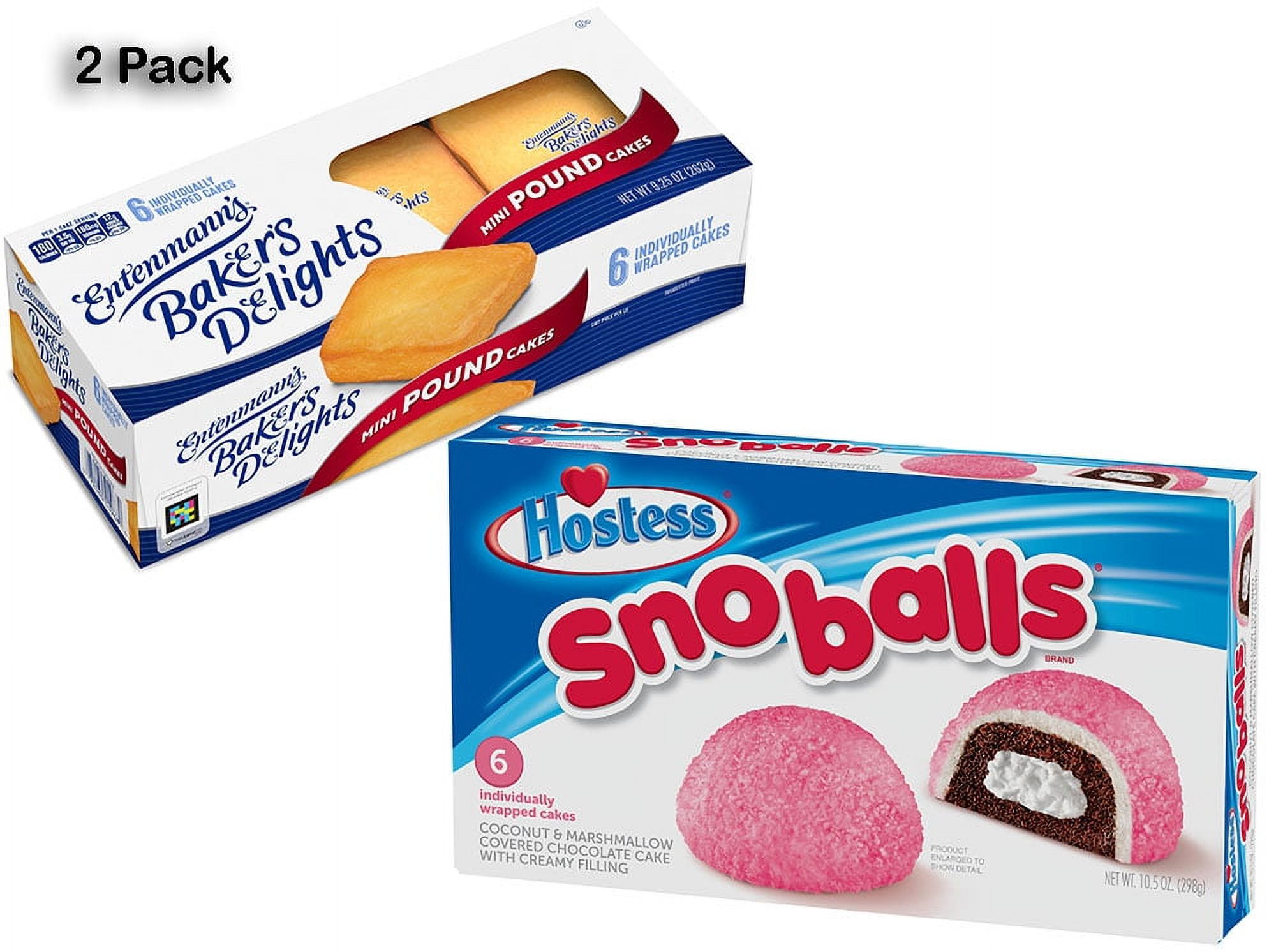 Entenmann's Baker's Delights Butter Pound Cakes, 6 packs, Soft Mini ...