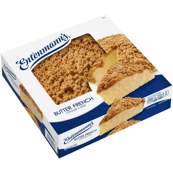 Entenmann's Butter French Crumb Cake, 14 oz, Crumb Cakes, Box - Walmart.com