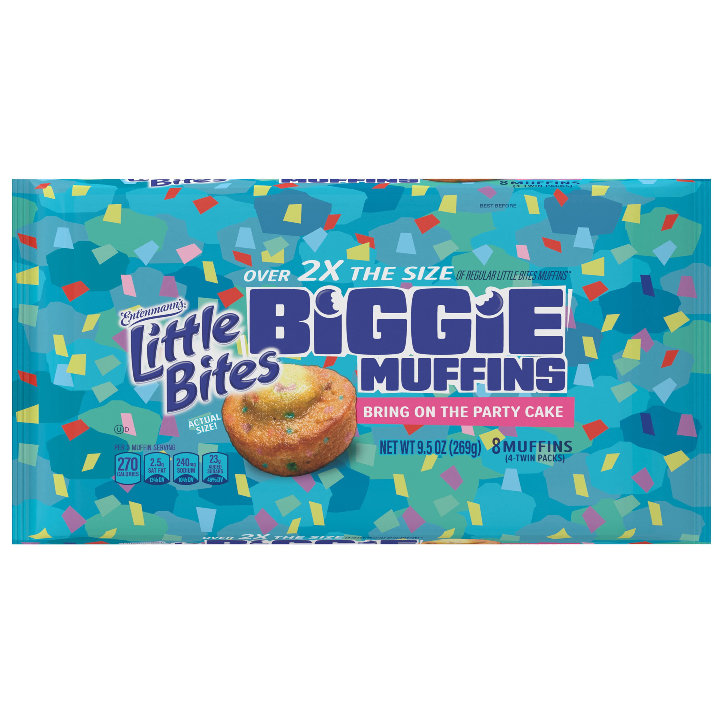 Entenmann's Little Bites Biggie Muffins Twin Packs - Bring on the Party ...
