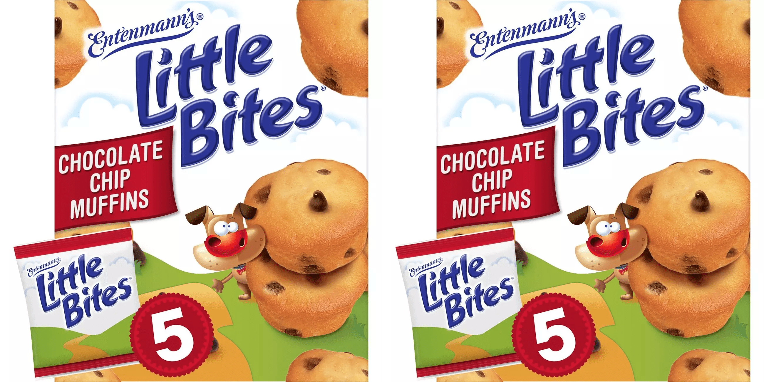 Entenmann's Little Bites Chocolate Chip Mini Muffins Snack Packs, 5 ct ...