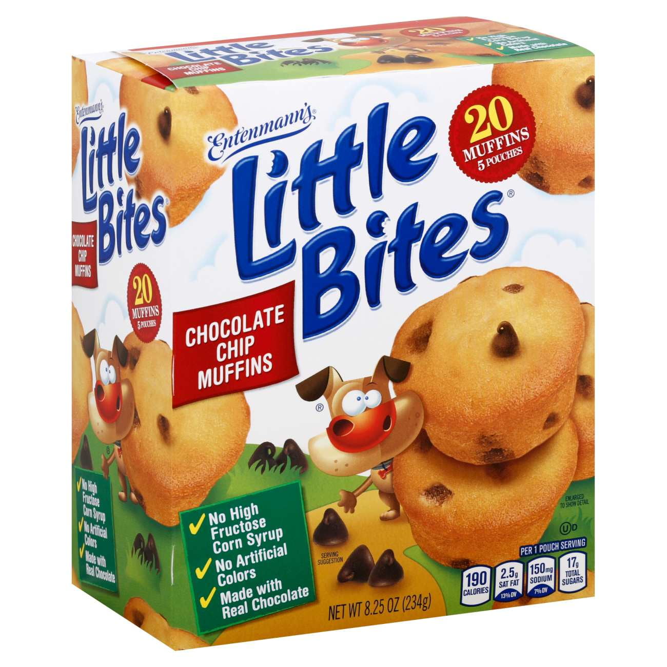 Entenmann's Little Bites Chocolate Chip Muffins - 5 ct / 1pk. - Walmart.com