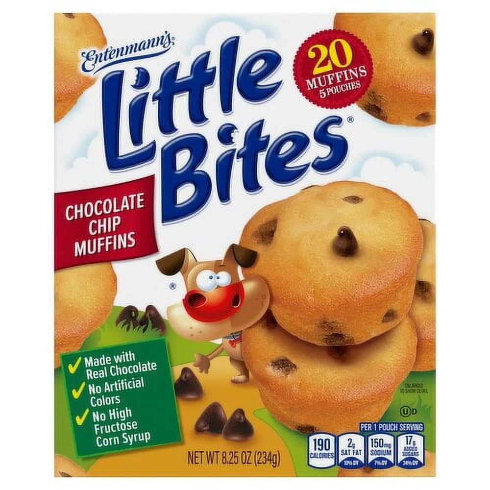 Entenmann's Little Bites Muffins Chocolate Chip 5 Pouches - Walmart.com