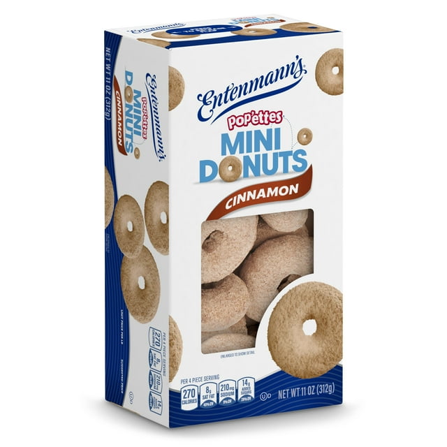 Entenmann's Pop'ettes Cinnamon Mini Donuts - Walmart.com