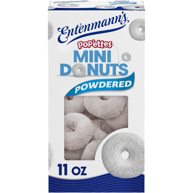 Entenmann’s Pop’ettes Powdered Mini Donuts, 11 oz - Walmart.com