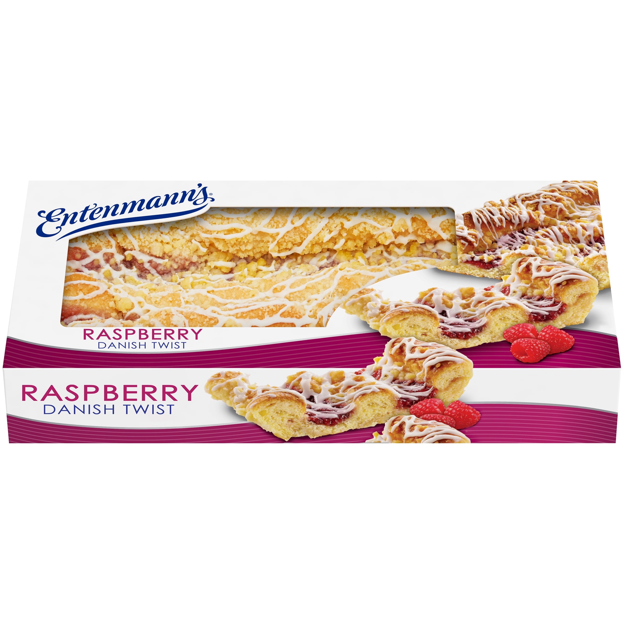 Entenmann's Raspberry Danish Twist, 15 oz - Walmart.com