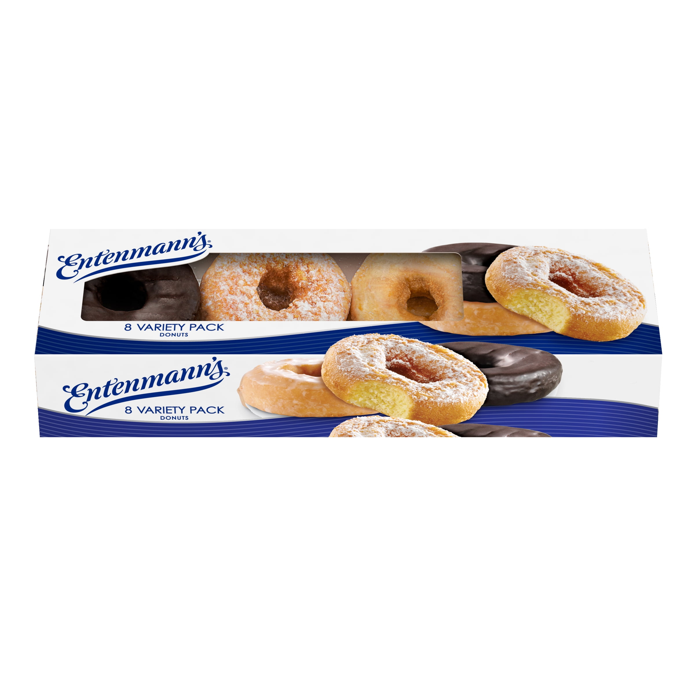 Entenmann's Variety Pack Donuts, 8 Count, 15 oz Box - Walmart.com