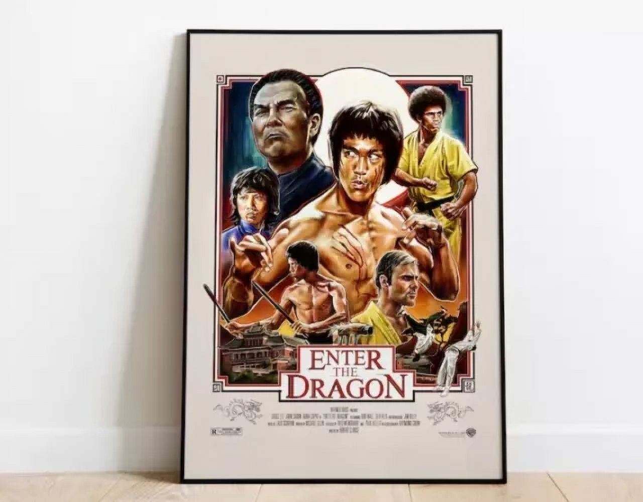 Enter The Dragon, Robert Clouse, Bruce Lee, John Saxon, 1973 NO FRAMED ...