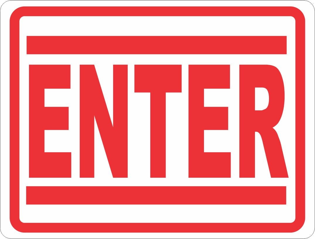 Enter Sign - Walmart.com