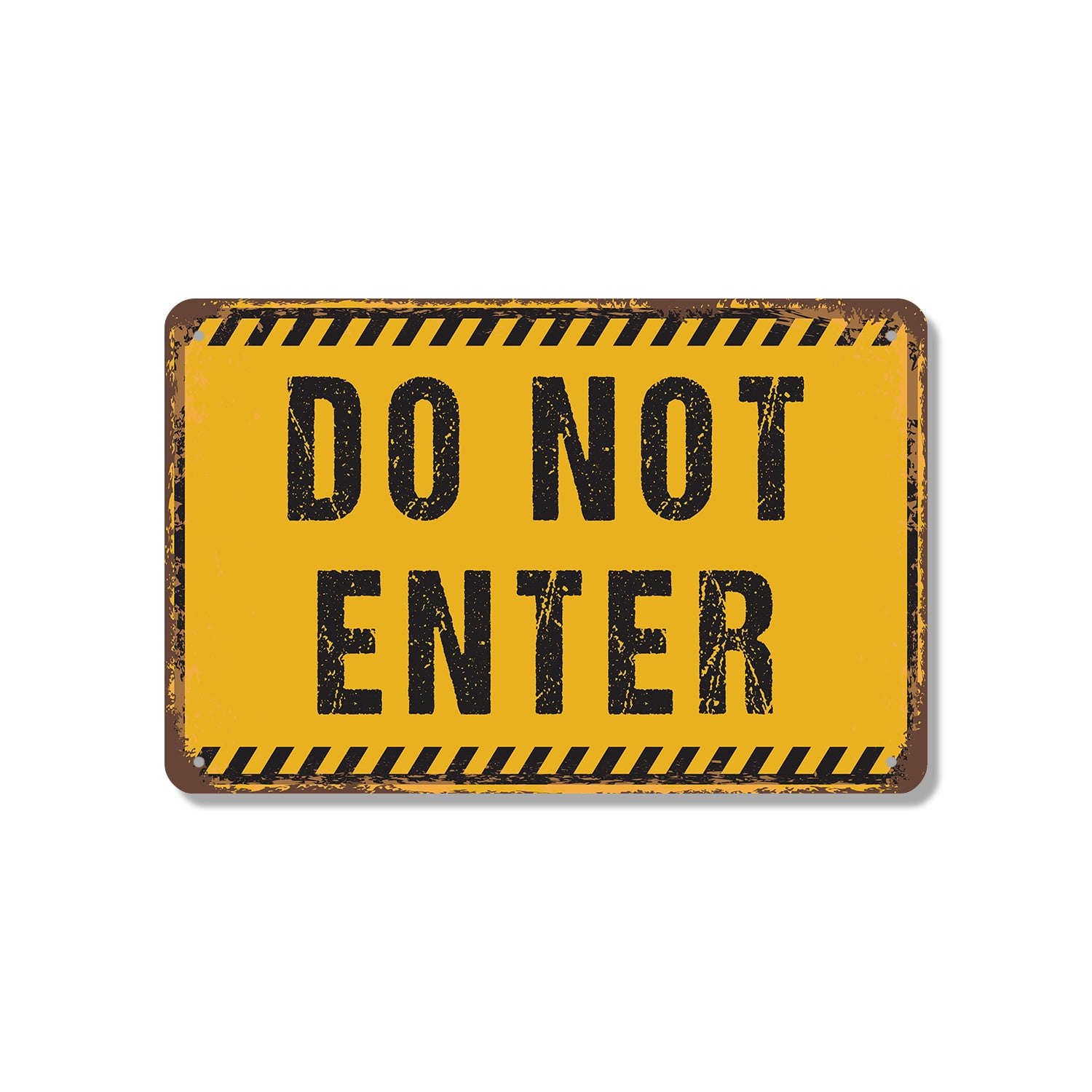Do Not Enter Street 18 Inch x 24 Inch Novelty Aluminum Metal Sign ...