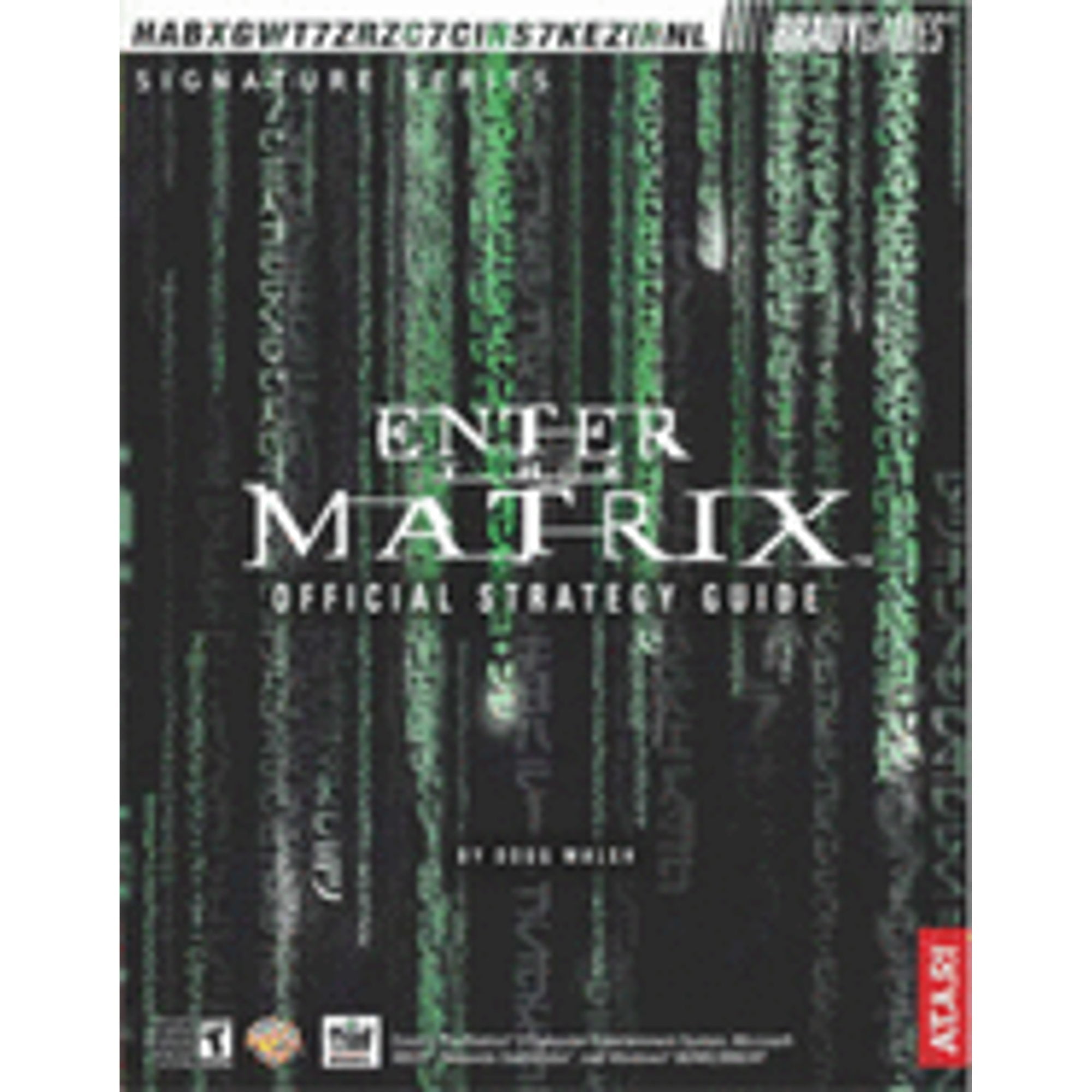 Pre-Owned Enter the Matrix Official Strategy Guide [With Poster ...