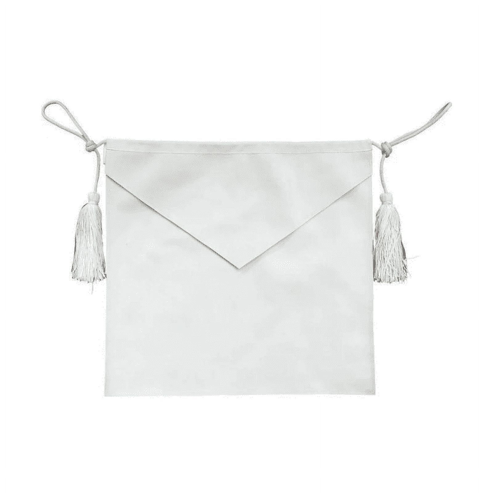 Entered Apprentice Blue Lodge Apron – All White Leather, Decorative ...