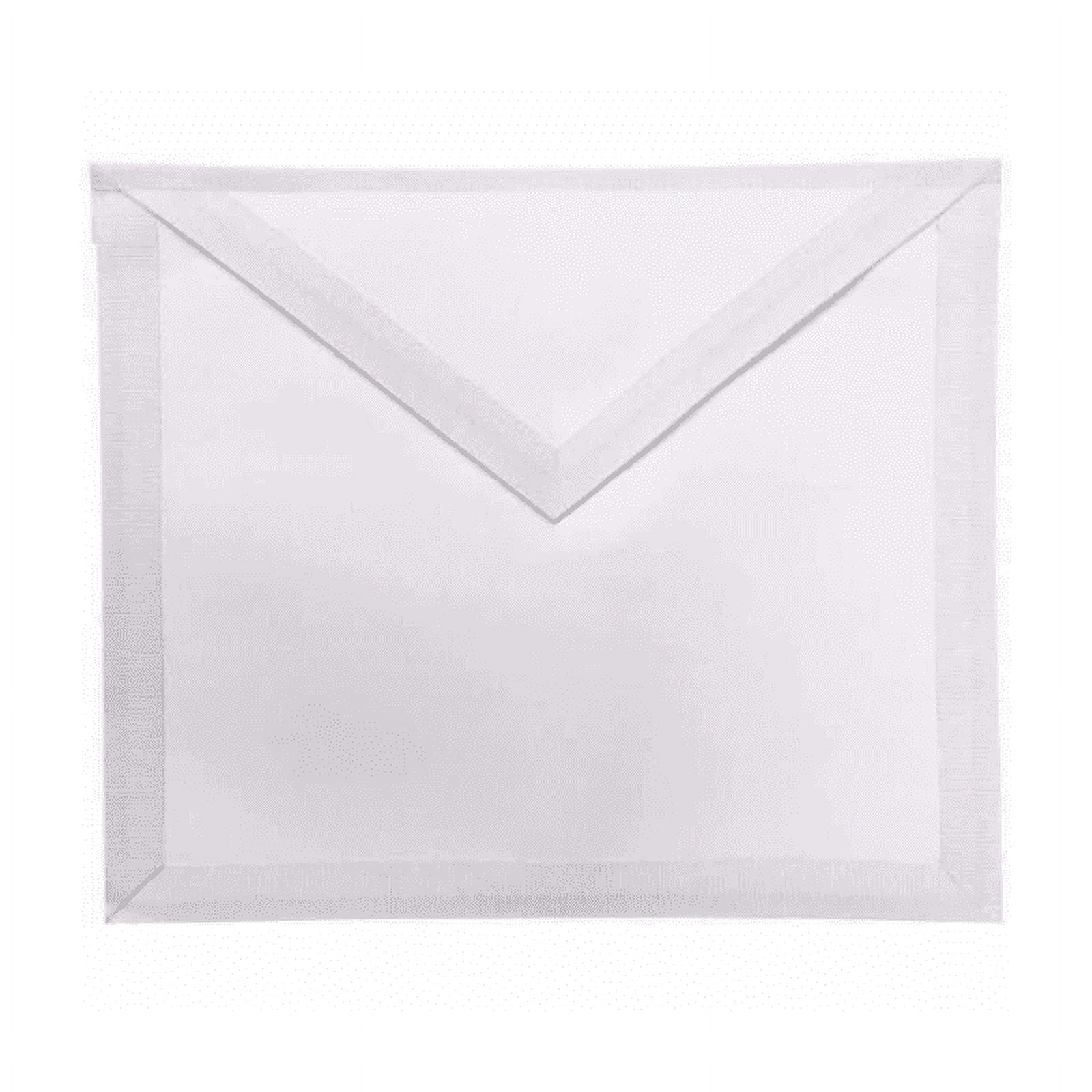 Entered Apprentice Blue Lodge Apron – All White, Machine Embroidery ...