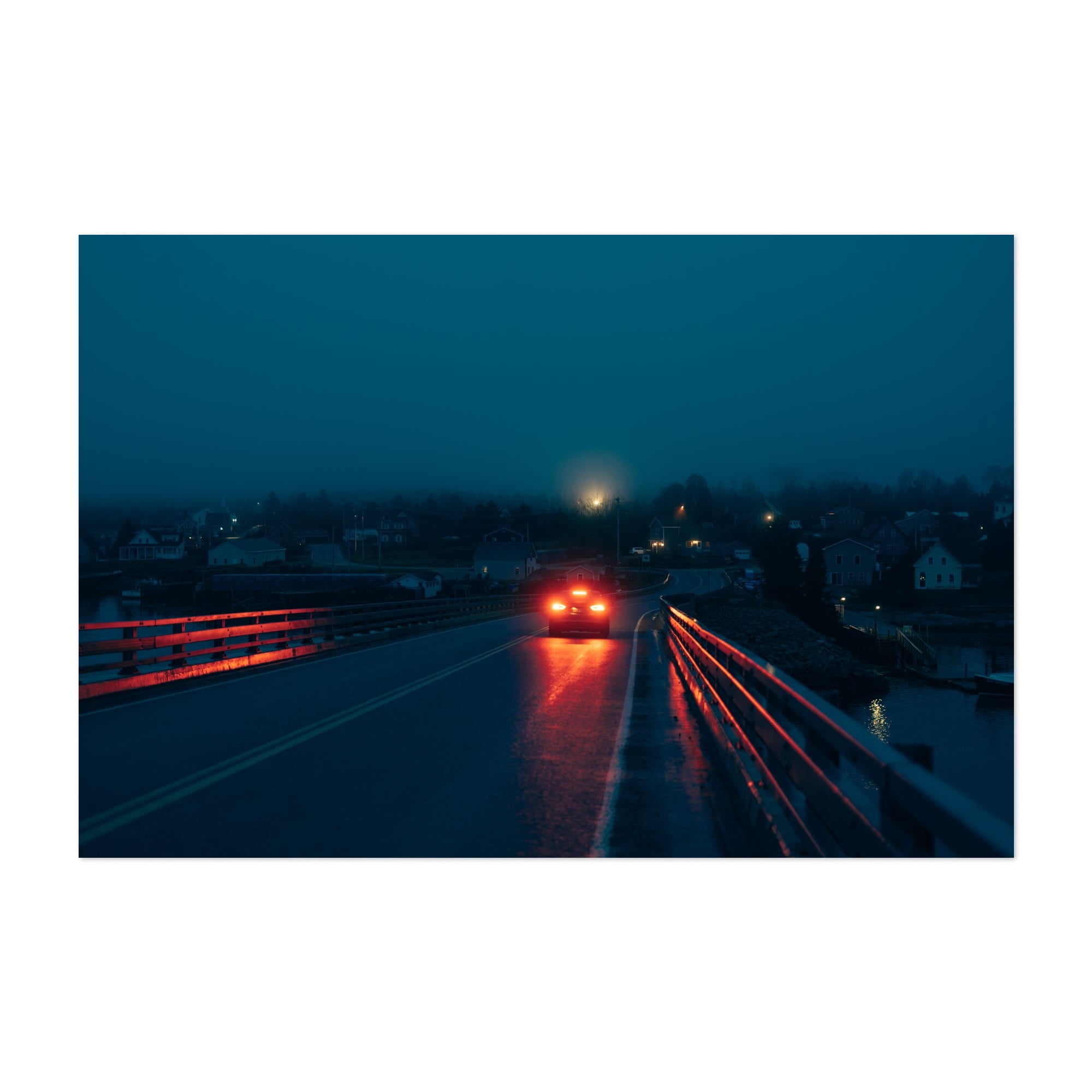 Entering Beals Island 01 - Beals Maine Photography Night Sky Bridge Car ...