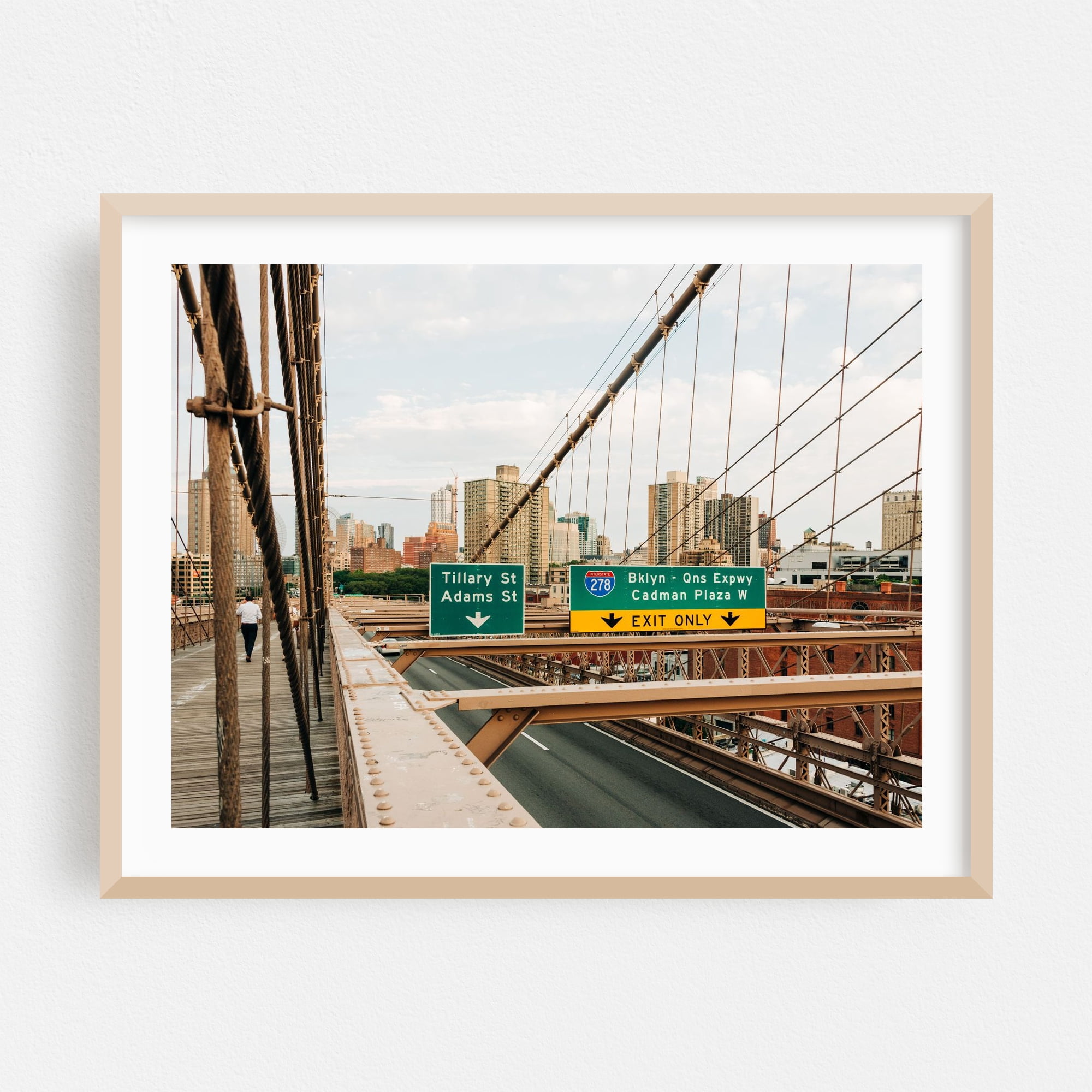 Entering Brooklyn - Manhattan New York Photography Bridge Cityscape ...