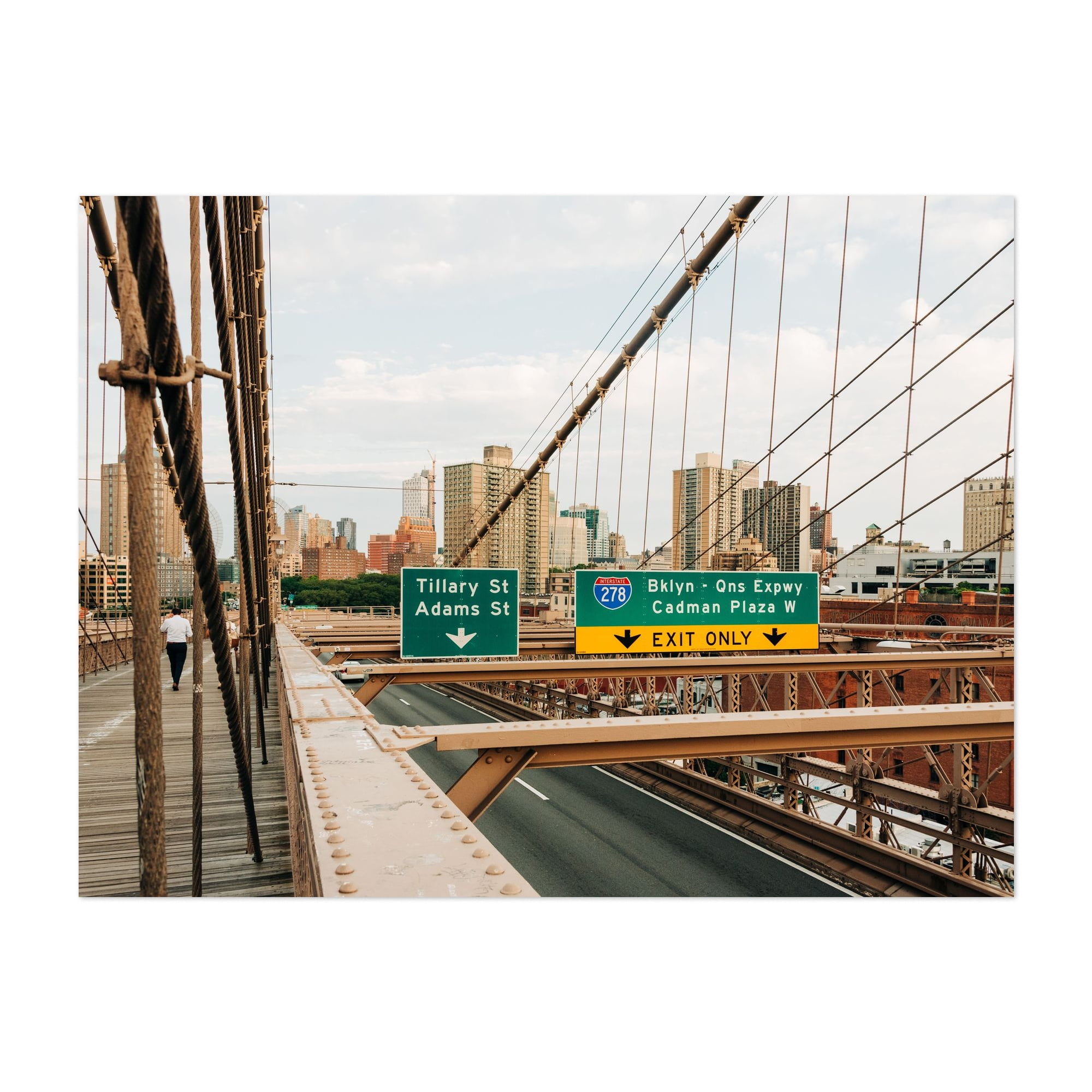 Entering Brooklyn - Manhattan New York Photography Bridge Cityscape ...