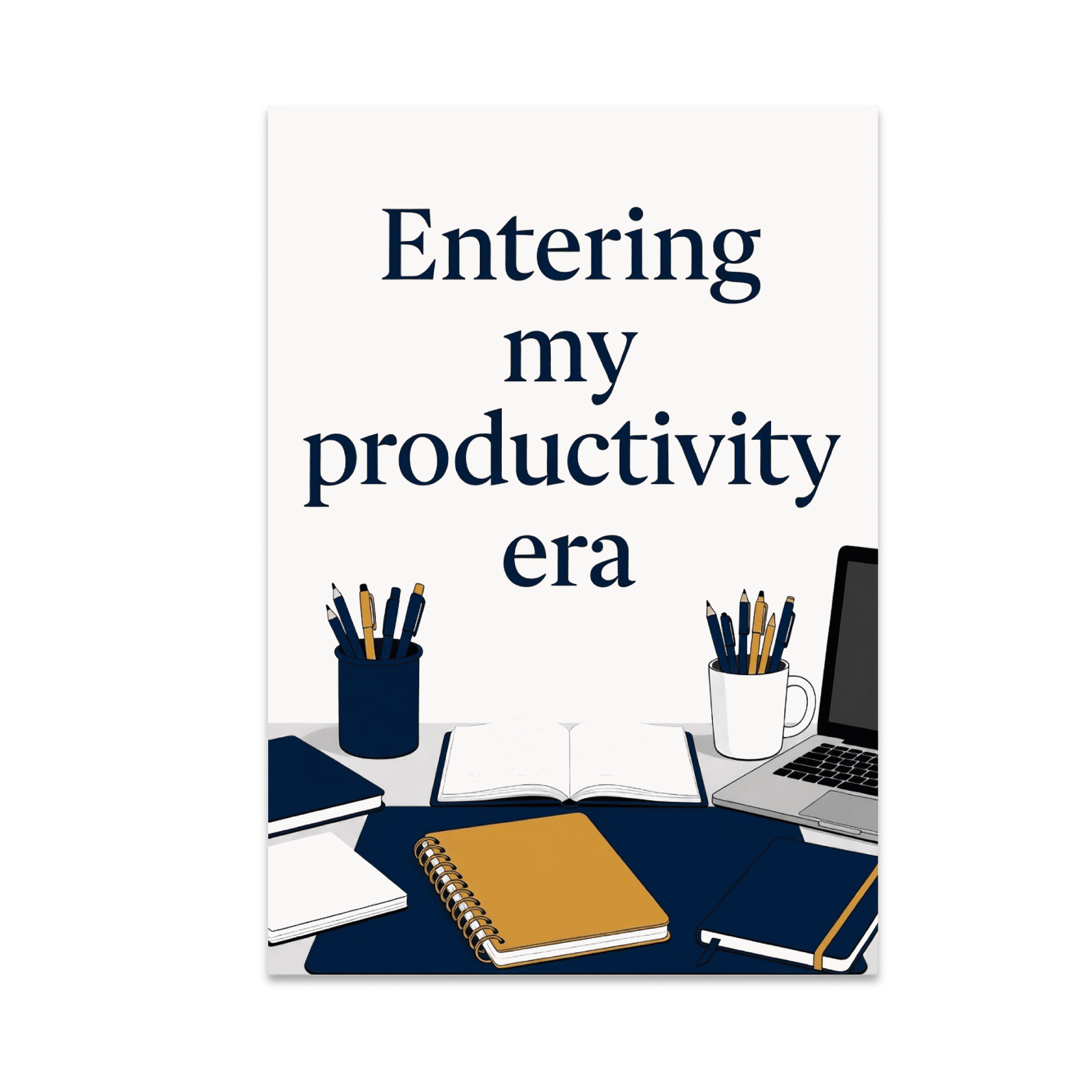 Entering My Productivity Era - Workspace Decor - 13x19 Poster Print ...