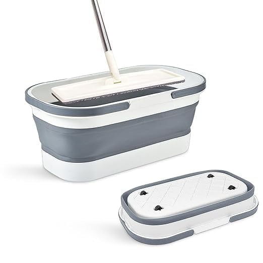 Enterprise Collapsible Plastic Folding Bucket with Wheels 12L for House ...