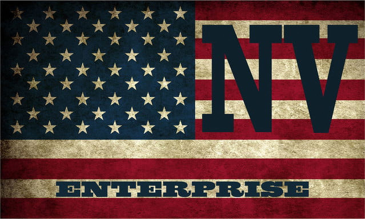 Enterprise NV Nevada Clark County Vintage US Flag Decal Bumper Sticker ...