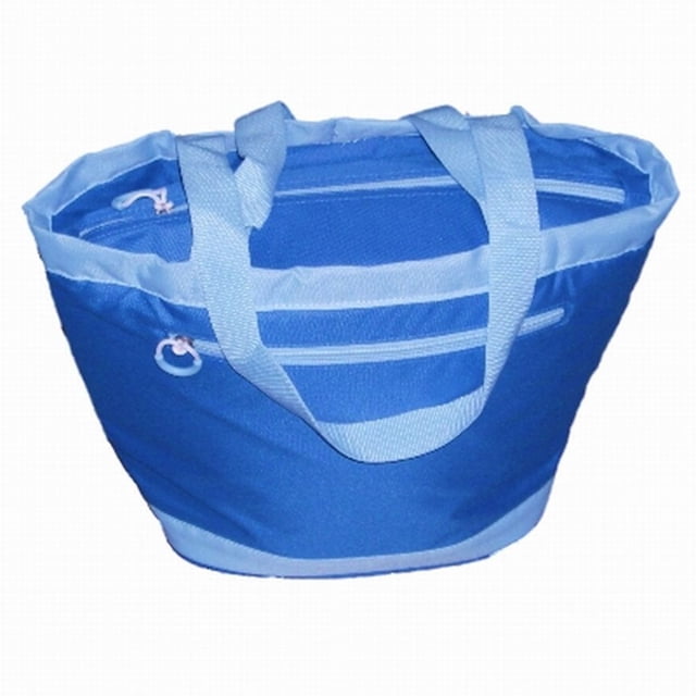 Entertain Pretty Blue Cooler Insulated Tote 12 Can Capacity Soft Ice ...