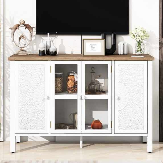 Entertainment Center for Medium - Sized TVs | Retro Style for ...