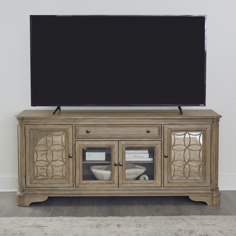 Entertainment TV Stand in Weathered Bisque - Walmart.com