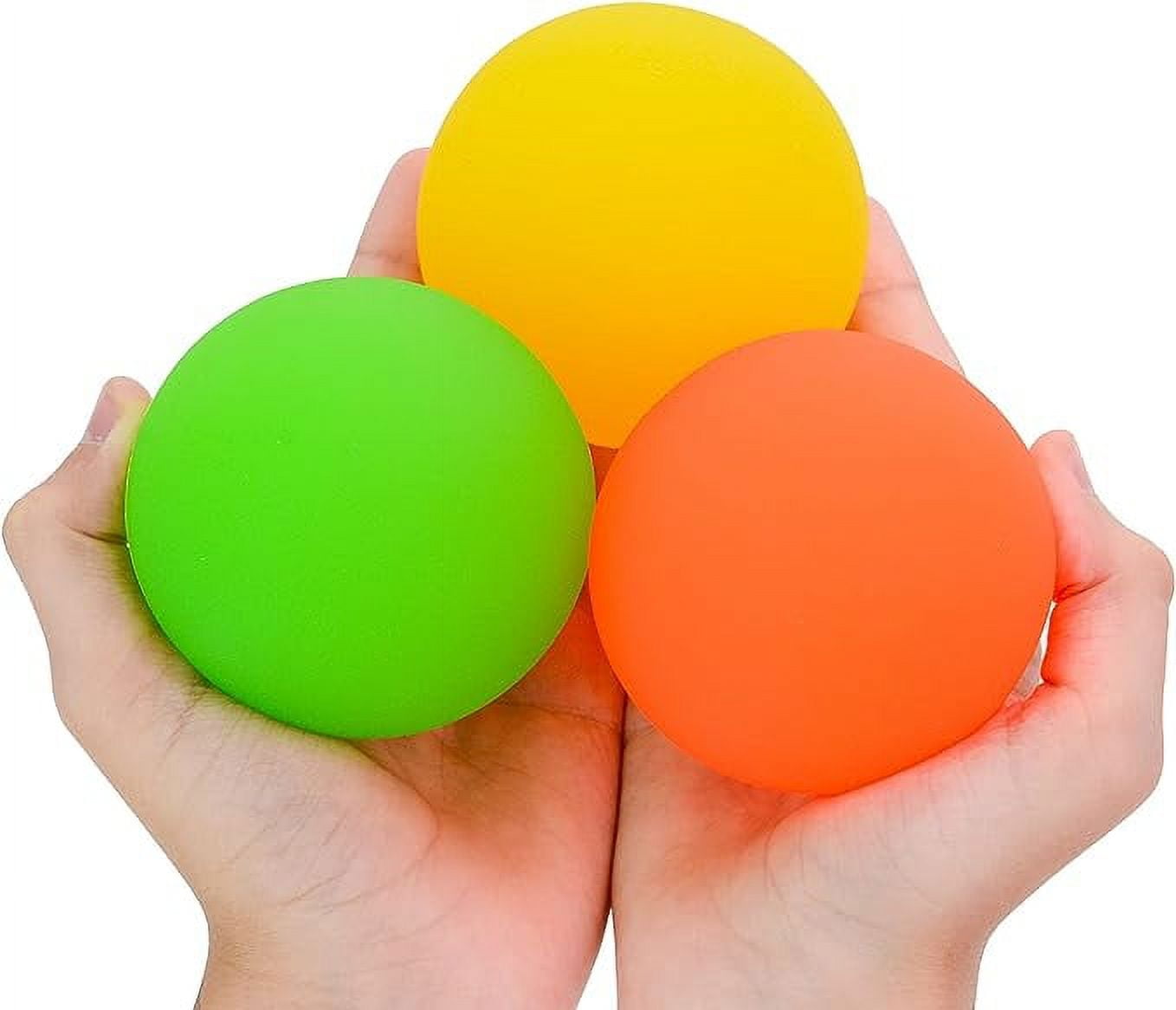 Entervending Bouncy Balls - Huge Bouncing Balls (Pack of 3) - 3 Inches ...