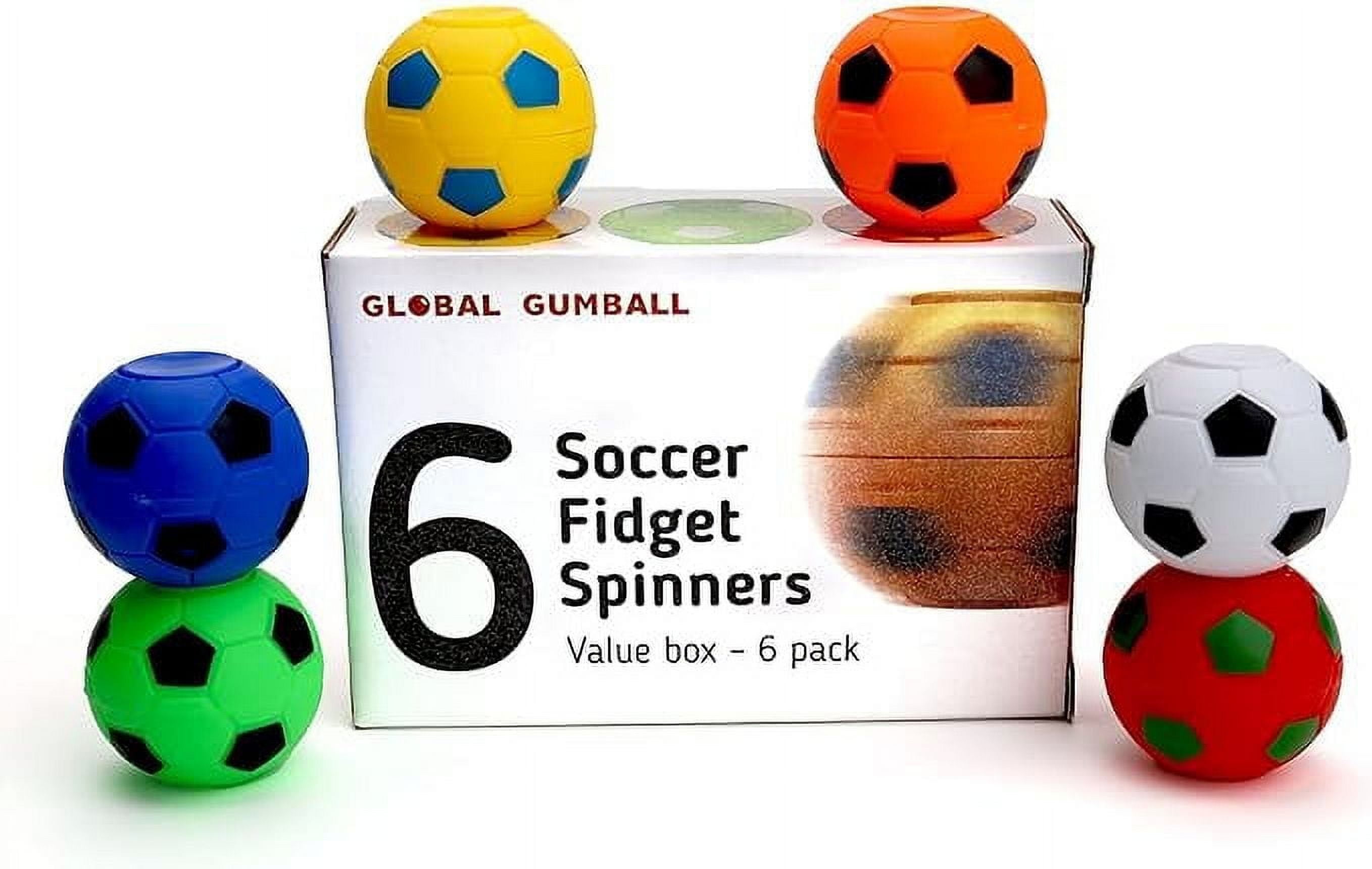 Entervending Fidget Spinners - 2 Inch Stress Balls in The Gift Box - 6 ...