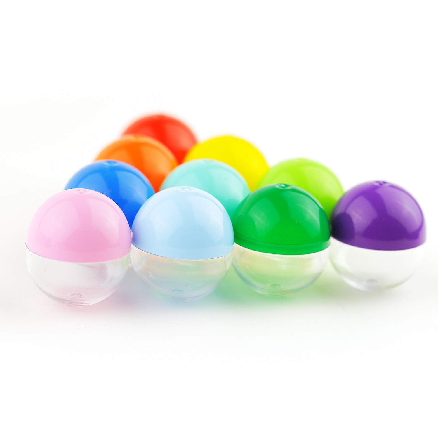 Entervending Oval Plastic Capsules Multi-color Party Favors, 50 Count ...