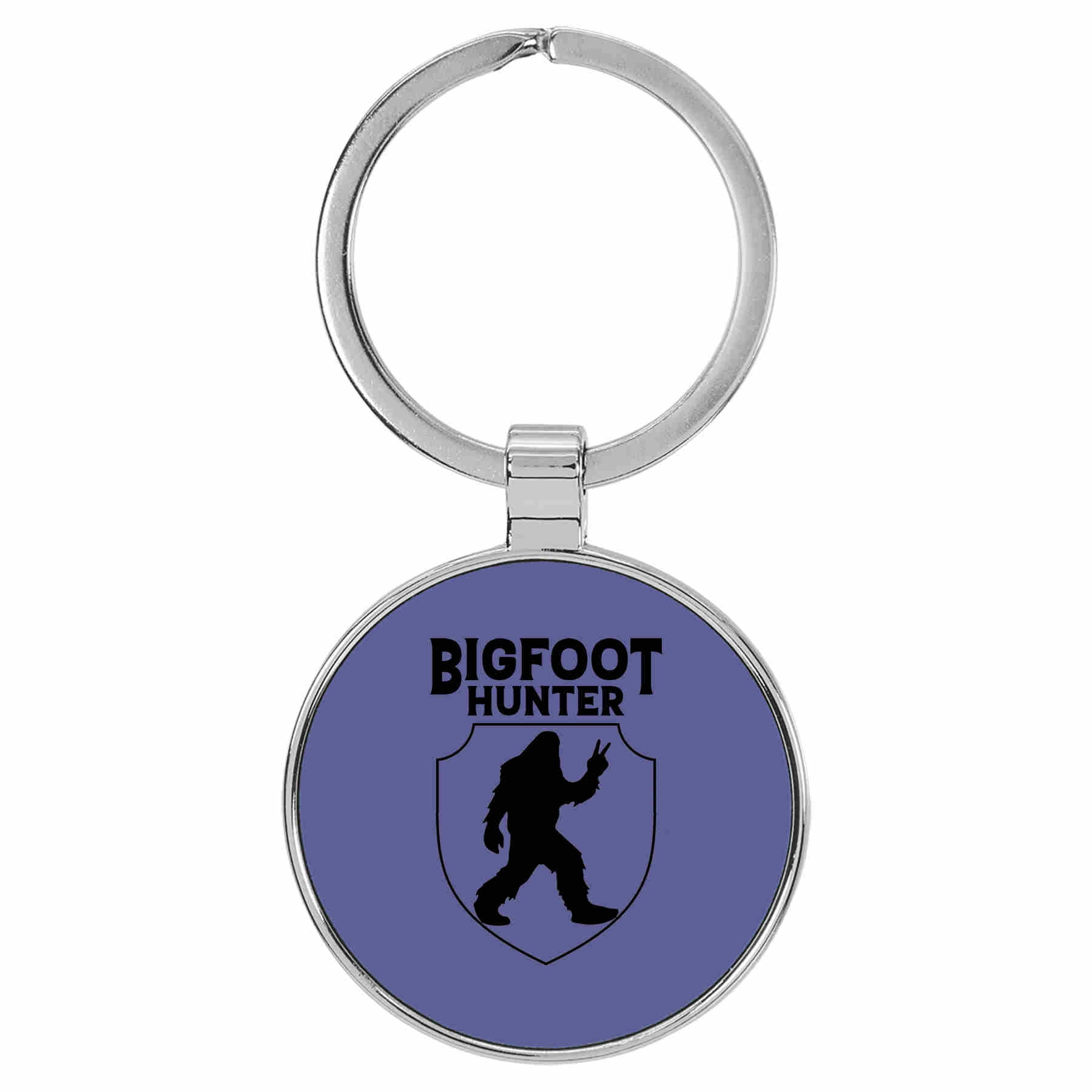 Enthoozies Bigfoot Hunter Sasquatch Purple Laser Engraved Leatherette ...