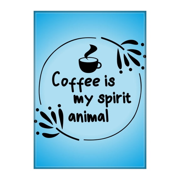 Enthoozies Coffee is My Spirit Animal 2.5" x 3.5" Refrigerator Magnet ...
