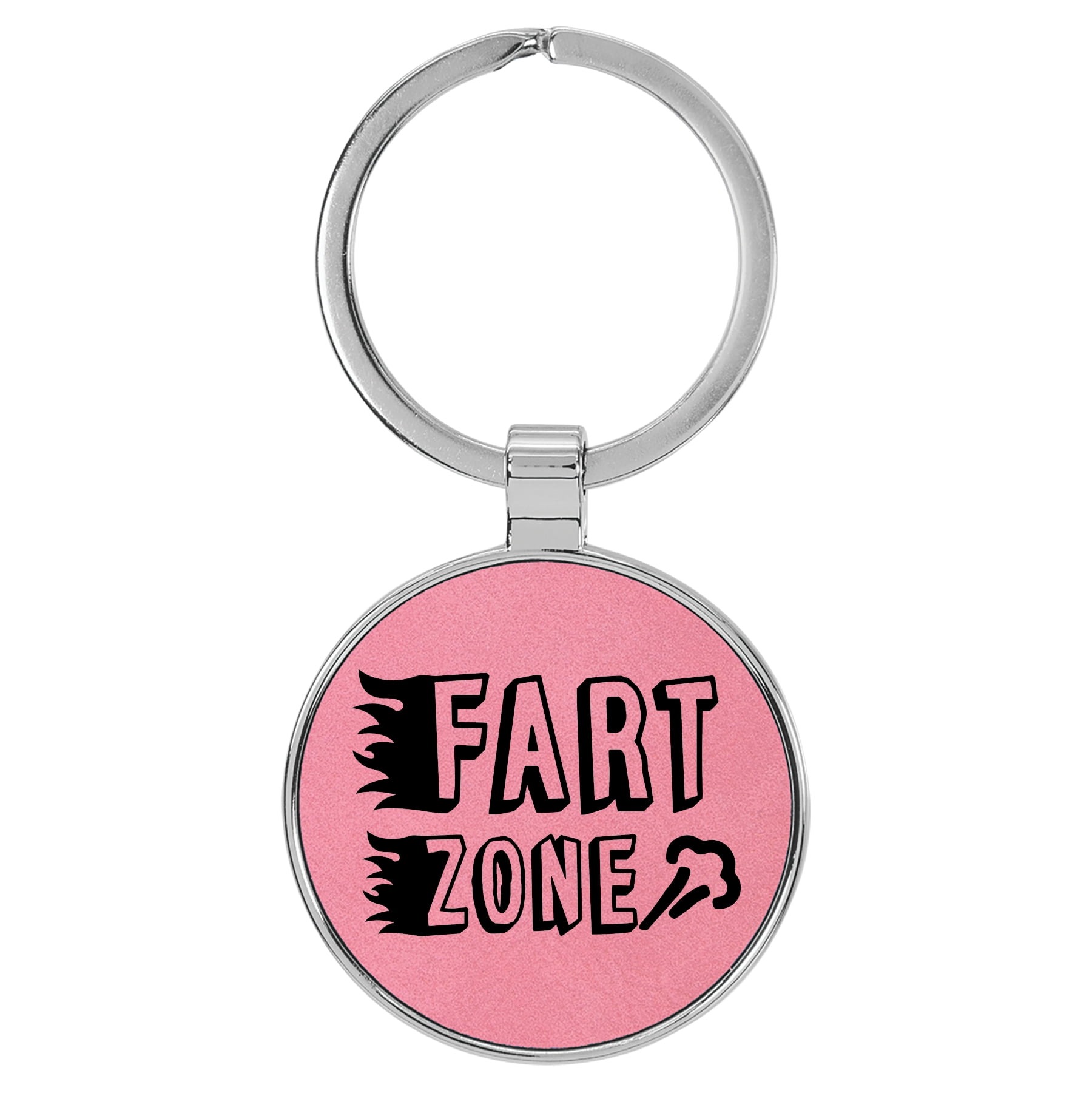 Enthoozies Fart Zone Passing Gas Funny Pink Laser Engraved Leatherette ...