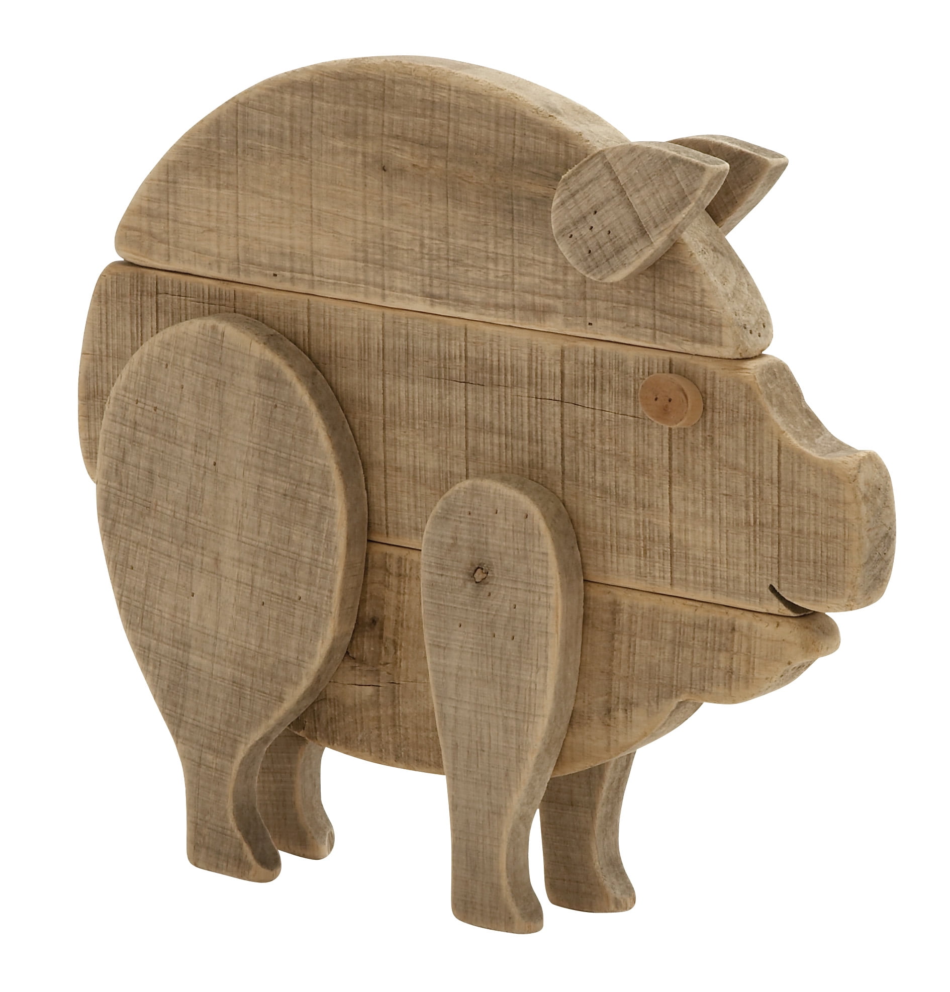 Enthralling Wood Pig - Walmart.com