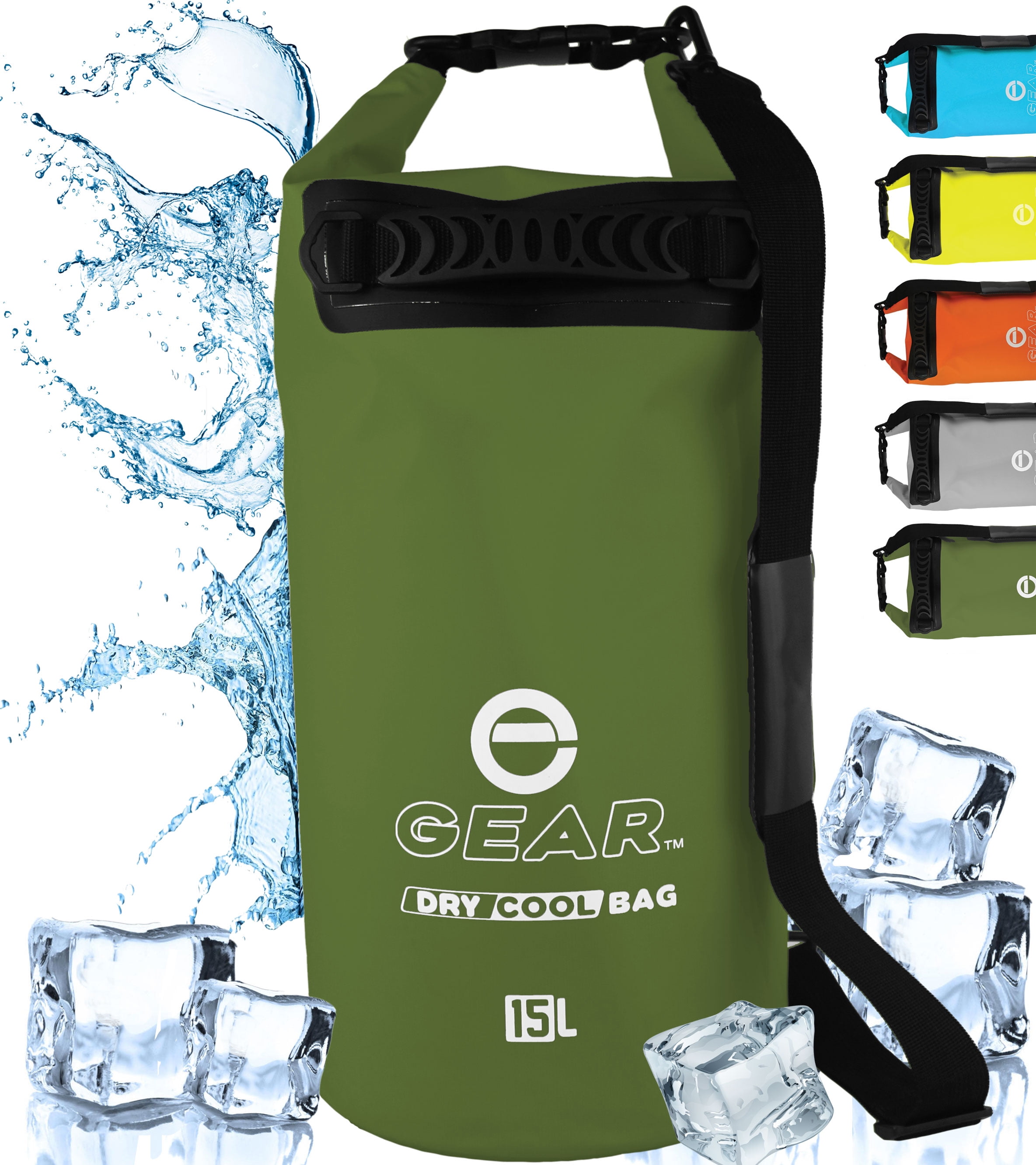 Enthusiast Gear Dry Bag Cooler - Roll Top, Insulated, Leak Proof ...