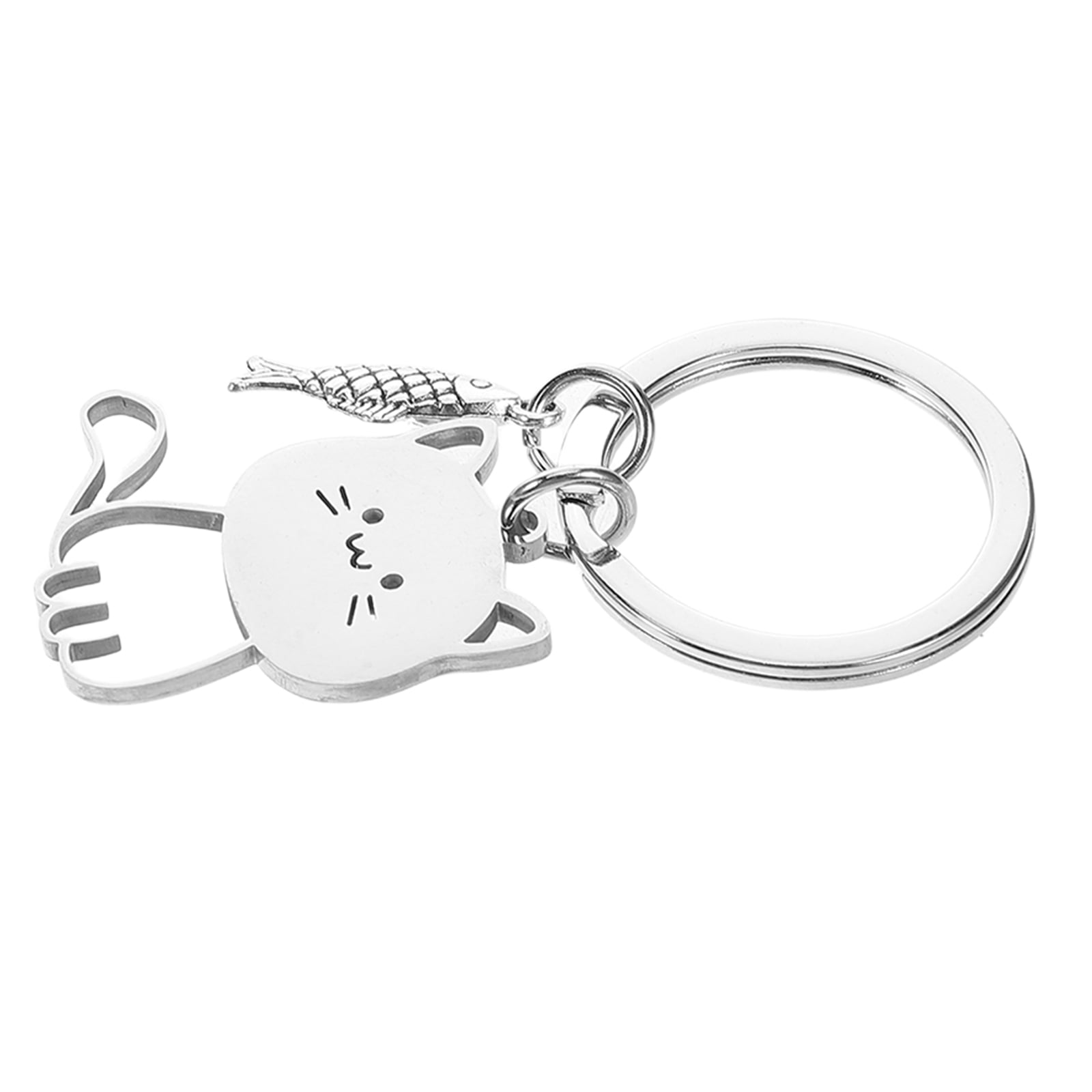 Enthusiast Key Chain Couple Keychain Cat Keychain Lovers 6.00X3.00X0 ...