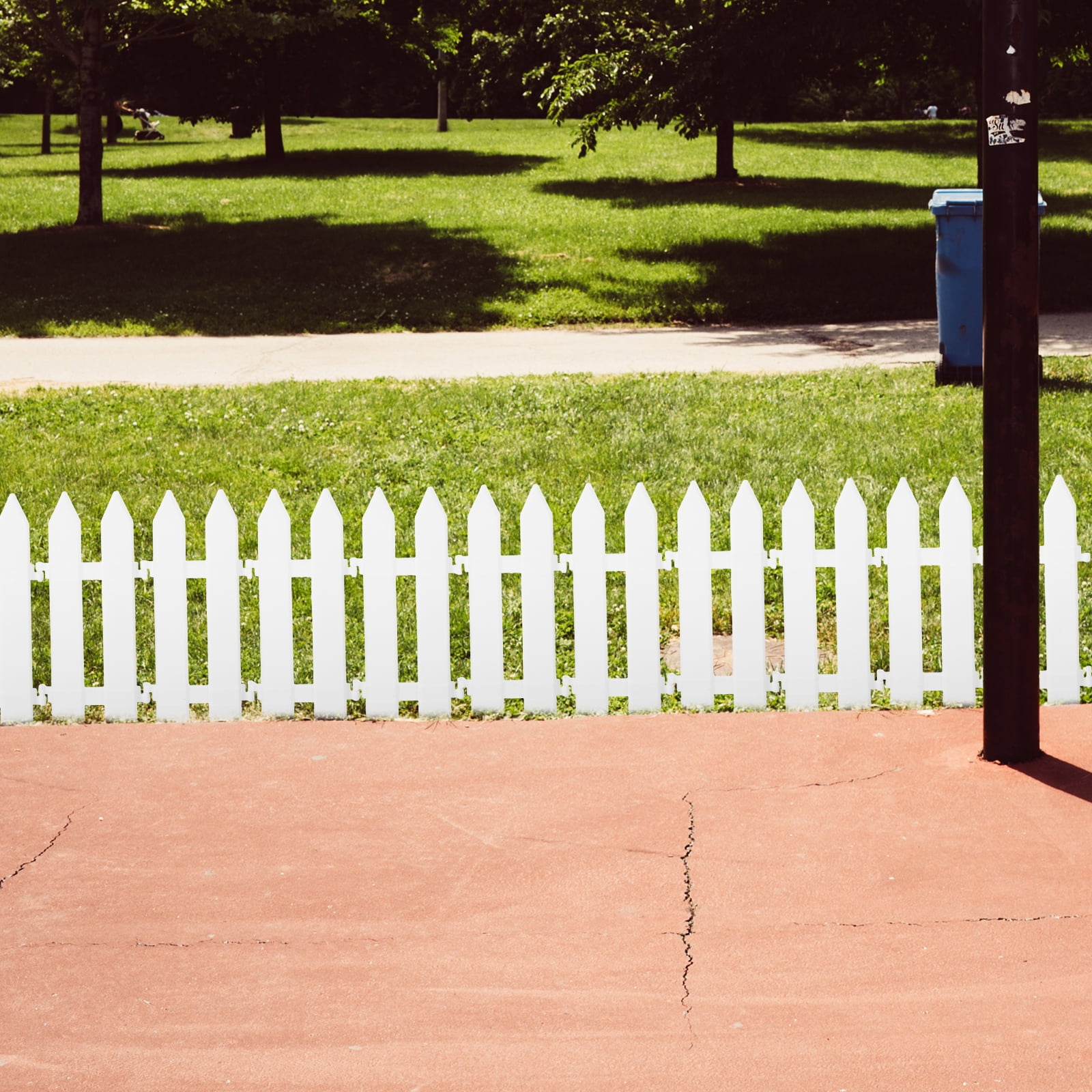 Entireivity 10Pcs Fence Solid Plastic Fencing DIY Delicate Garden ...