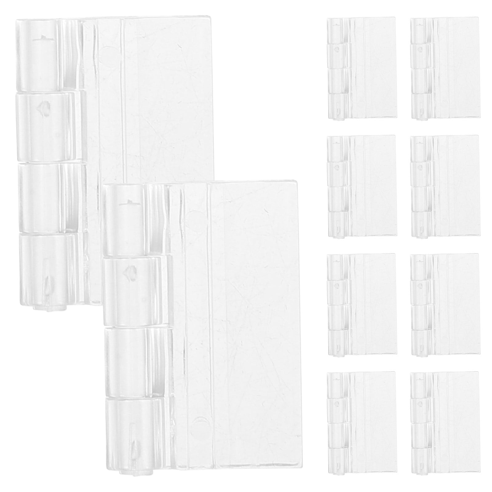 Entireivity 10pcs Acrylic Hinges Transparent Hinges Folding Hinge Box ...