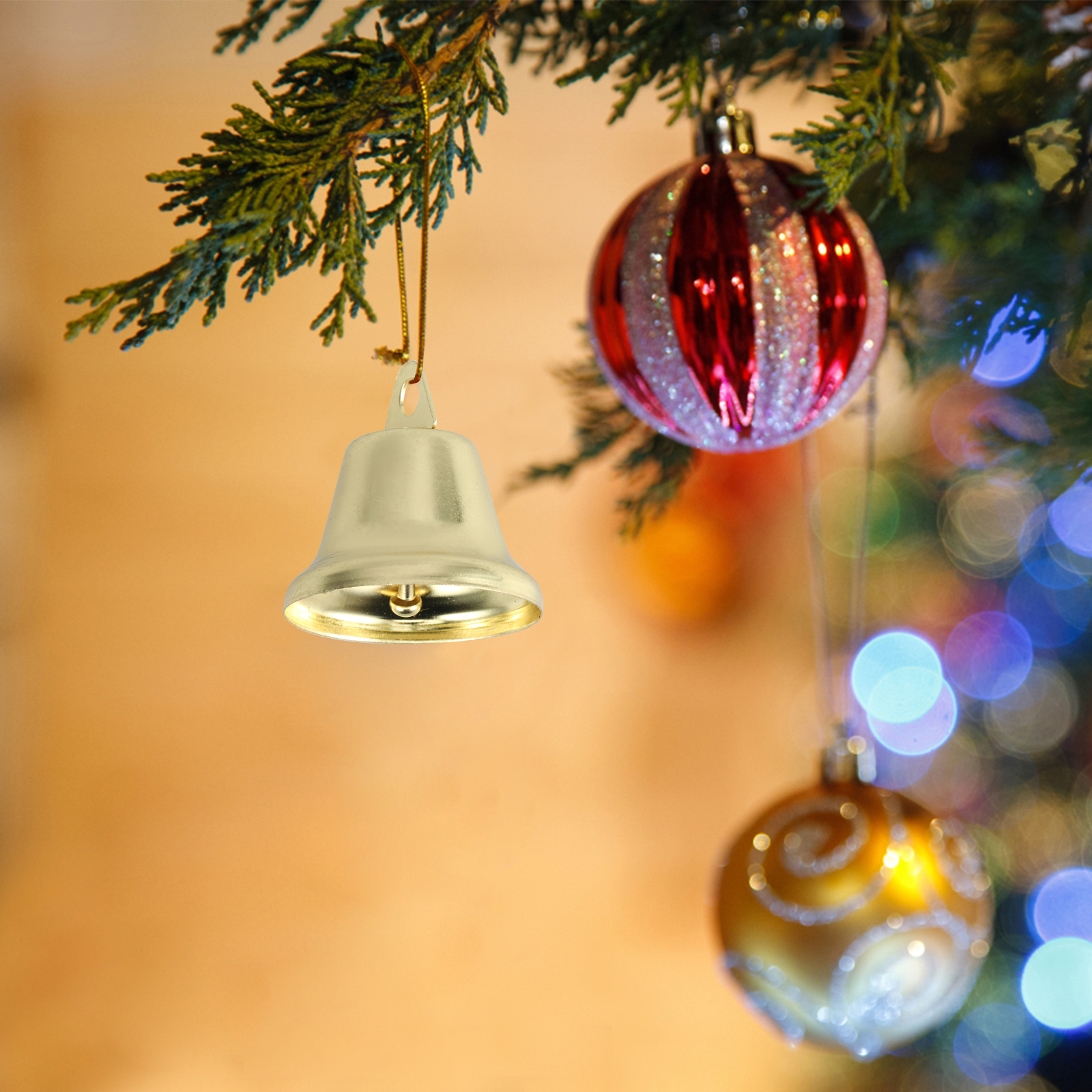 Entireivity 20Pcs Small Metal Bells for Crafts Mini Hanging Bells Small ...